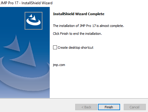 Installation Instructions JMP Pro 17 for Windows | Division for ...