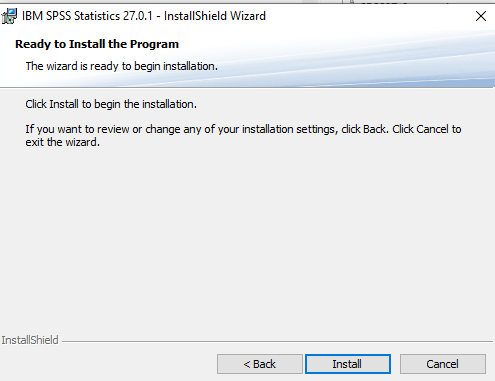 Installation Instructions SPSS 31 Windows | Division for Computation,
